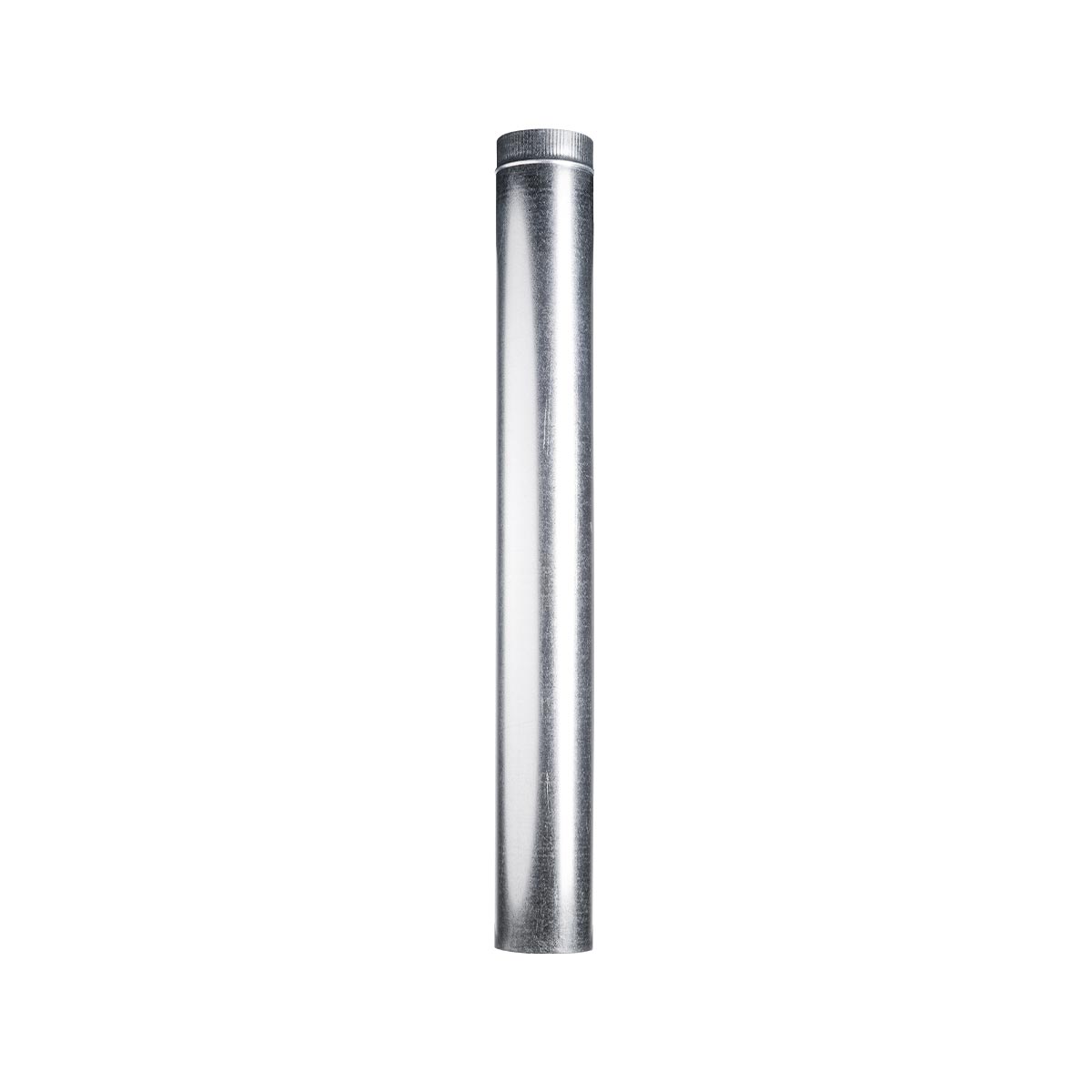 Chimney Flue Pipe - 125mm Diameter, Single Wall Galvanized Mild Steel ...